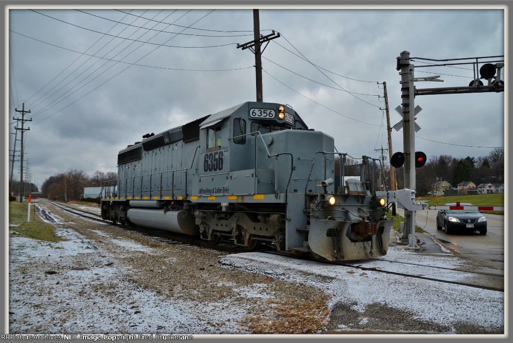 WE 6356 is at Seiberling St.